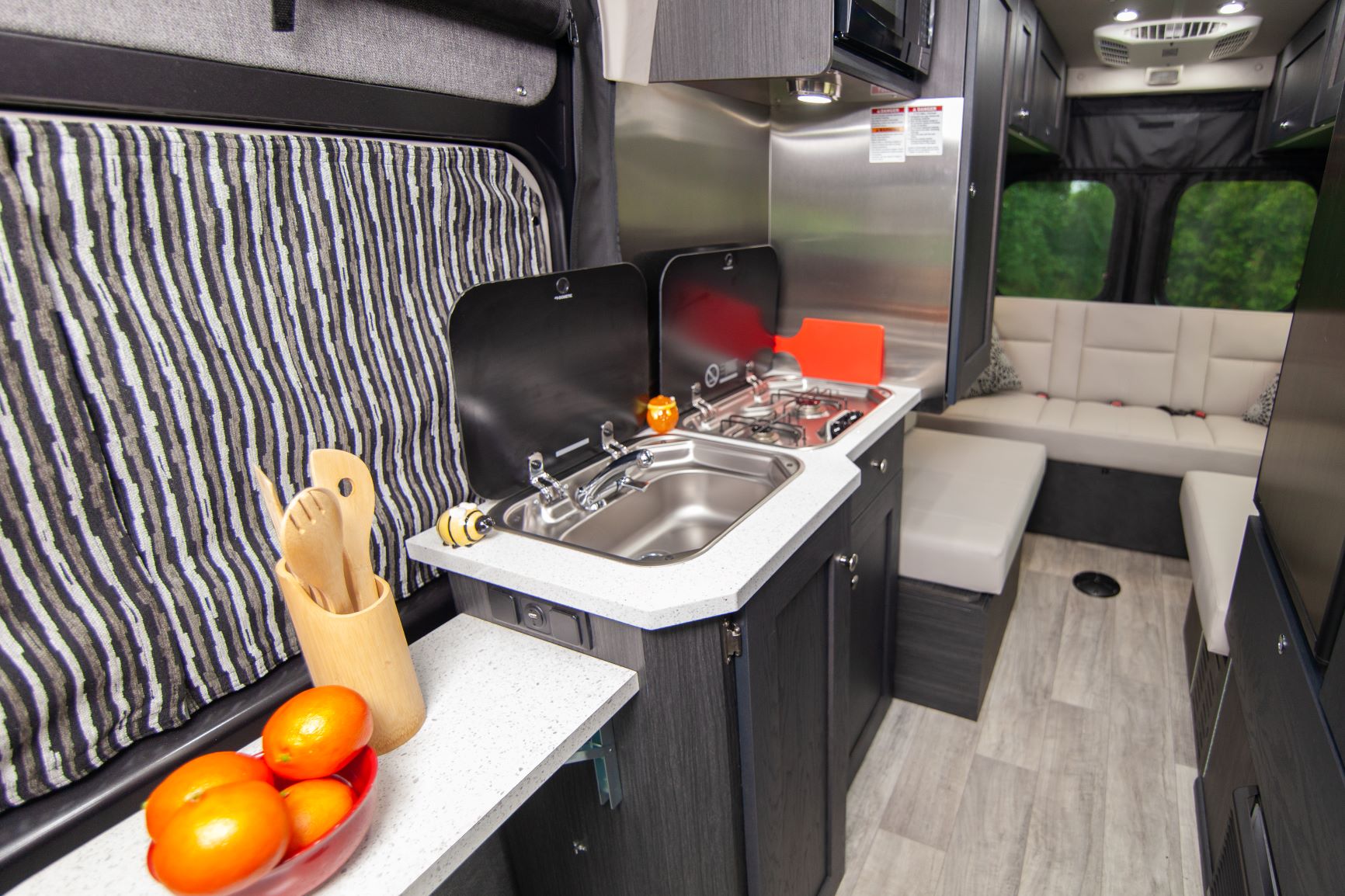 Roadtrek Zion Slumber Kitchen Galley | RV Lifestyle Magazine